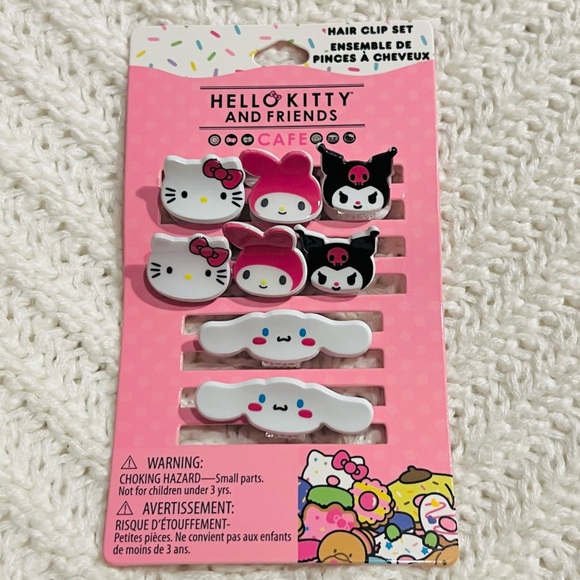 Hello Kitty | Accessories | Hello Kitty And Friends Hair Clips Set ...